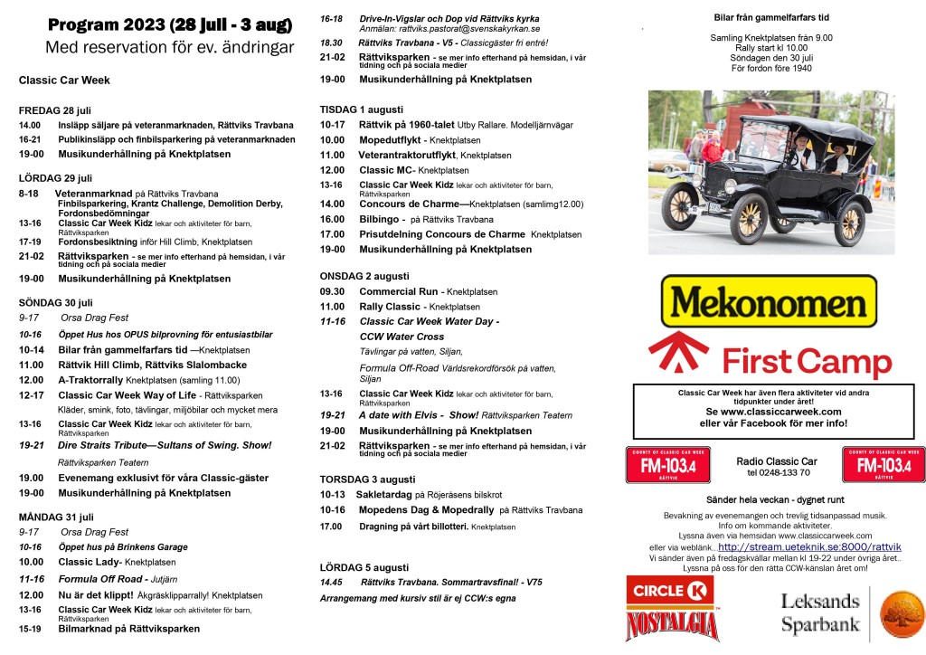 Portfolio arkiv - Classic Car Week